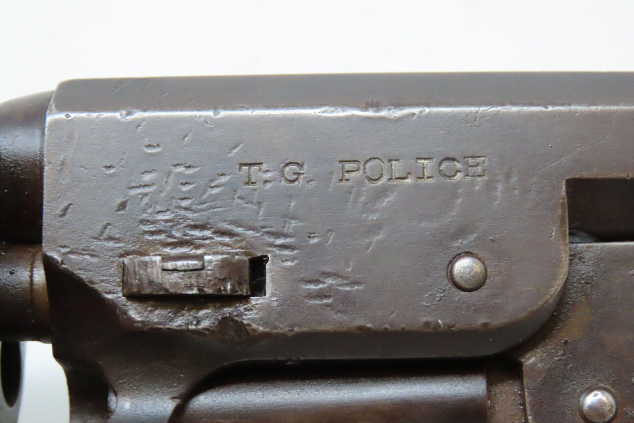 T.G. Police Marked Colt Model 1851 Navy Thuer Style Conversion with ...
