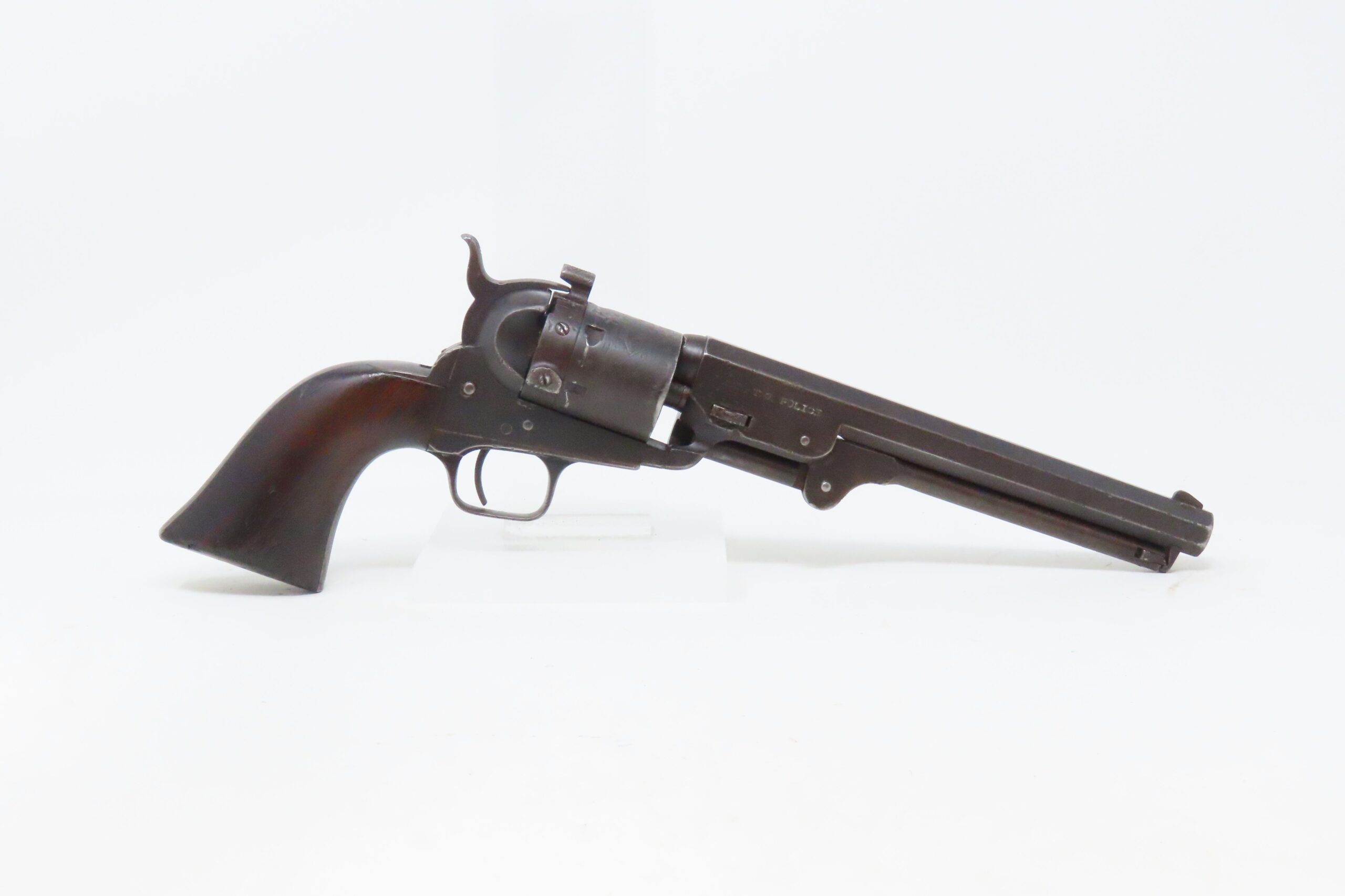 T.G. Police Marked Colt Model 1851 Navy Thuer Style Conversion with ...