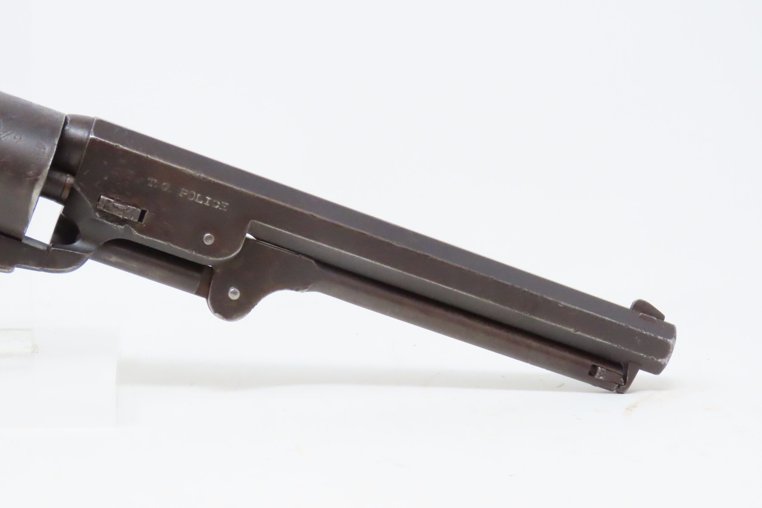T.G. Police Marked Colt Model 1851 Navy Thuer Style Conversion with ...