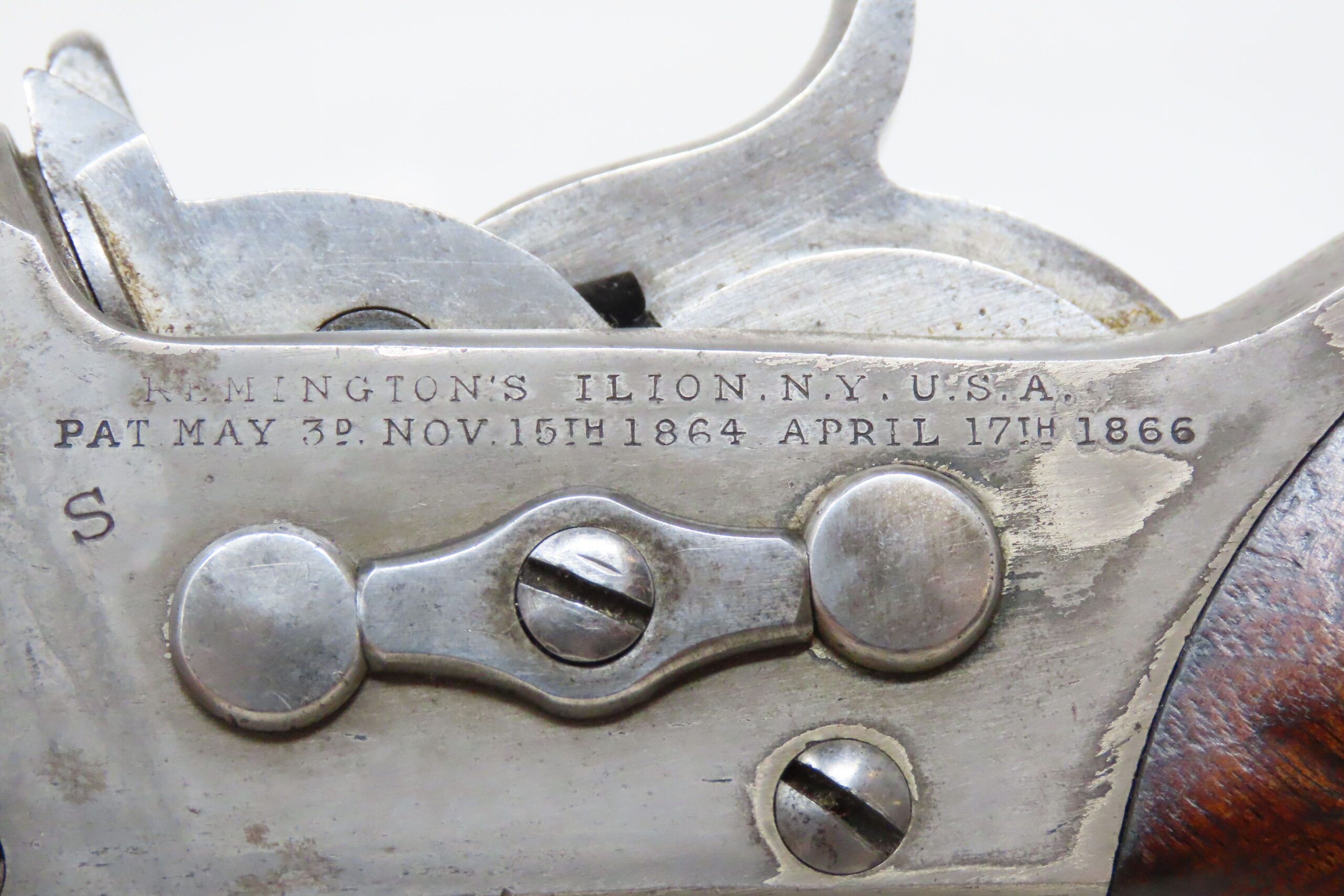 U.S. Remington Army Model 1871 Rolling Block Pistol 10.4 C&RAntique006 ...