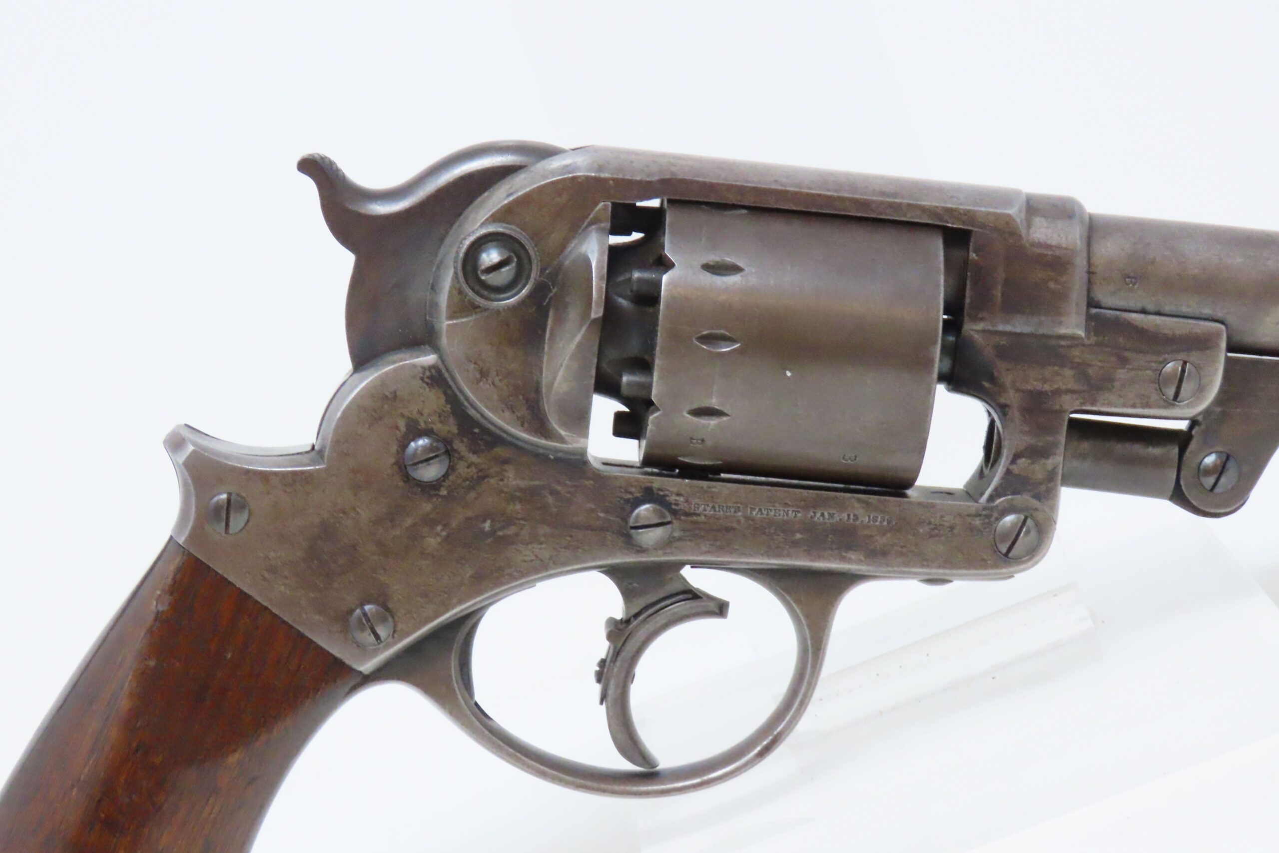U.S. Starr Arms Co. Model 1858 Army Revolver 9.28 C&RAntique019 ...