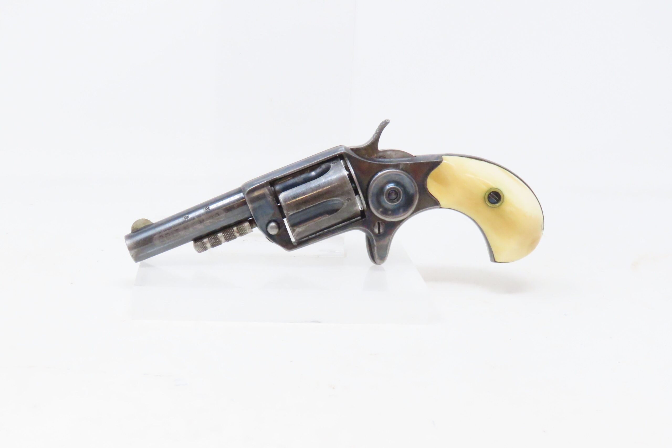 Antique COLT “NEW LINE” .30 RF ETCHED PANEL Pocket Revolver ANTIQUE ...