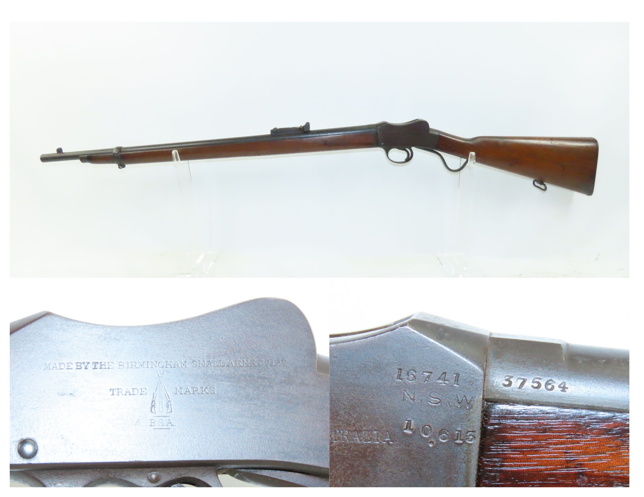 Commonwealth of Australia Marked BSA Martini Cadet Rifle 5.1 C&R ...