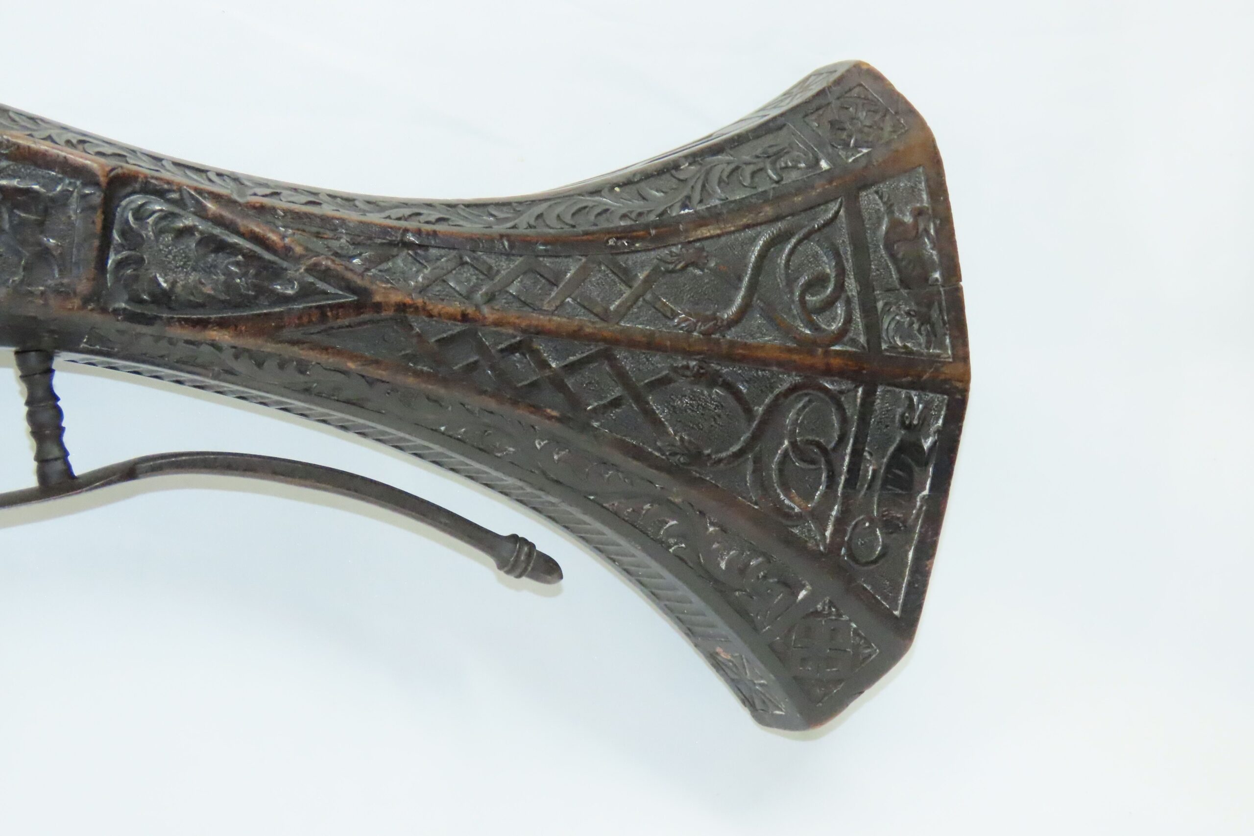 Engraved, Silver Inlaid and Carved Wheelock Musket 5.2 C&R Antique017 ...