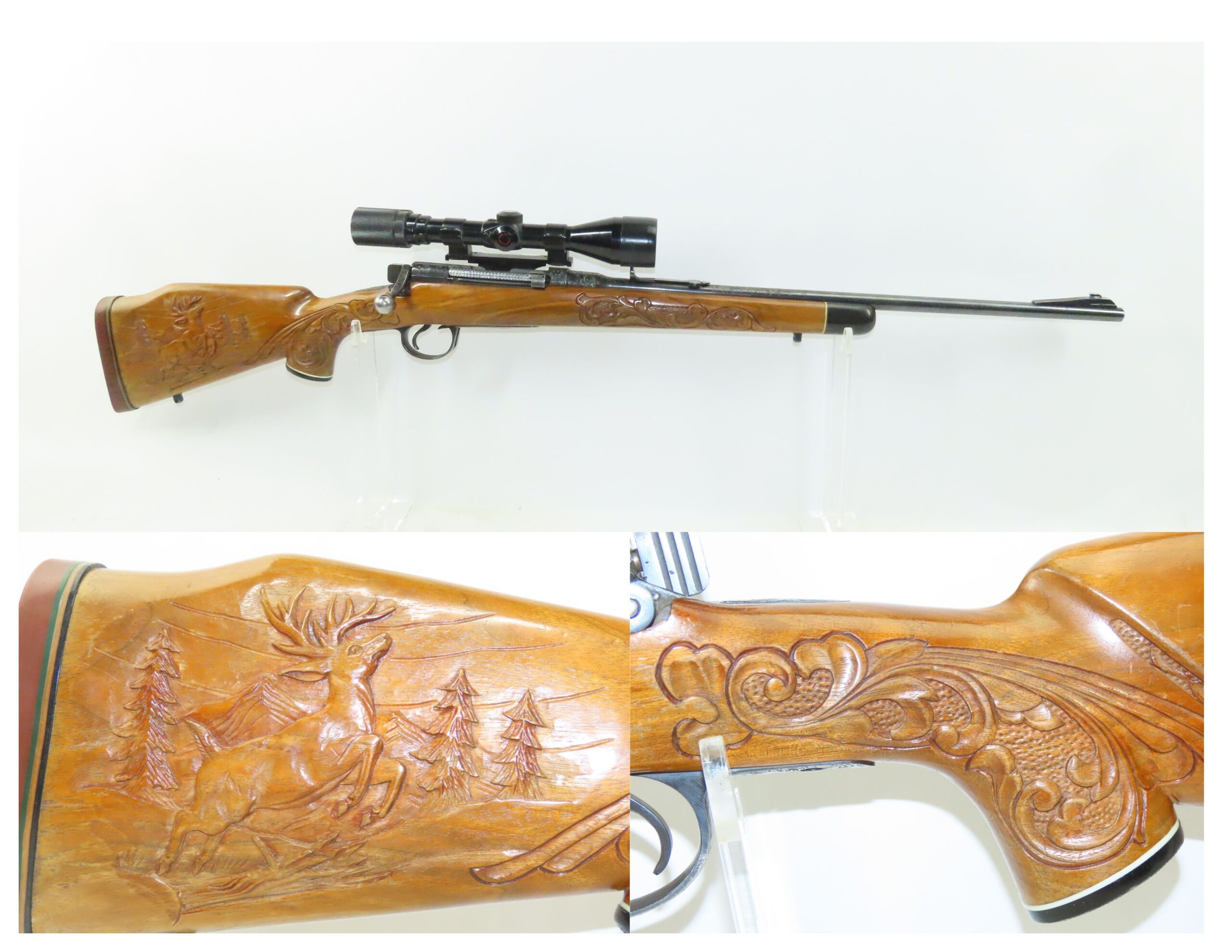 Engraved Silver inlaid Lithgow Proofed SMLE Pattern BOlt Action Rifle 5 ...