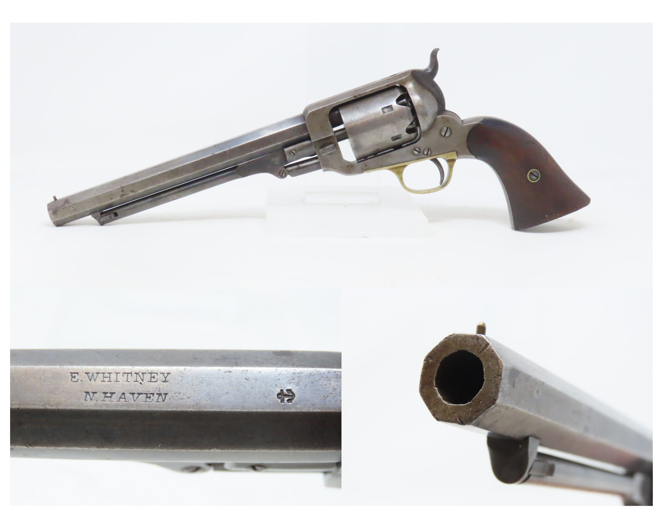 Navy Marked Whitney Second Model Navy Revolver 2.29 C&RAntique001 ...