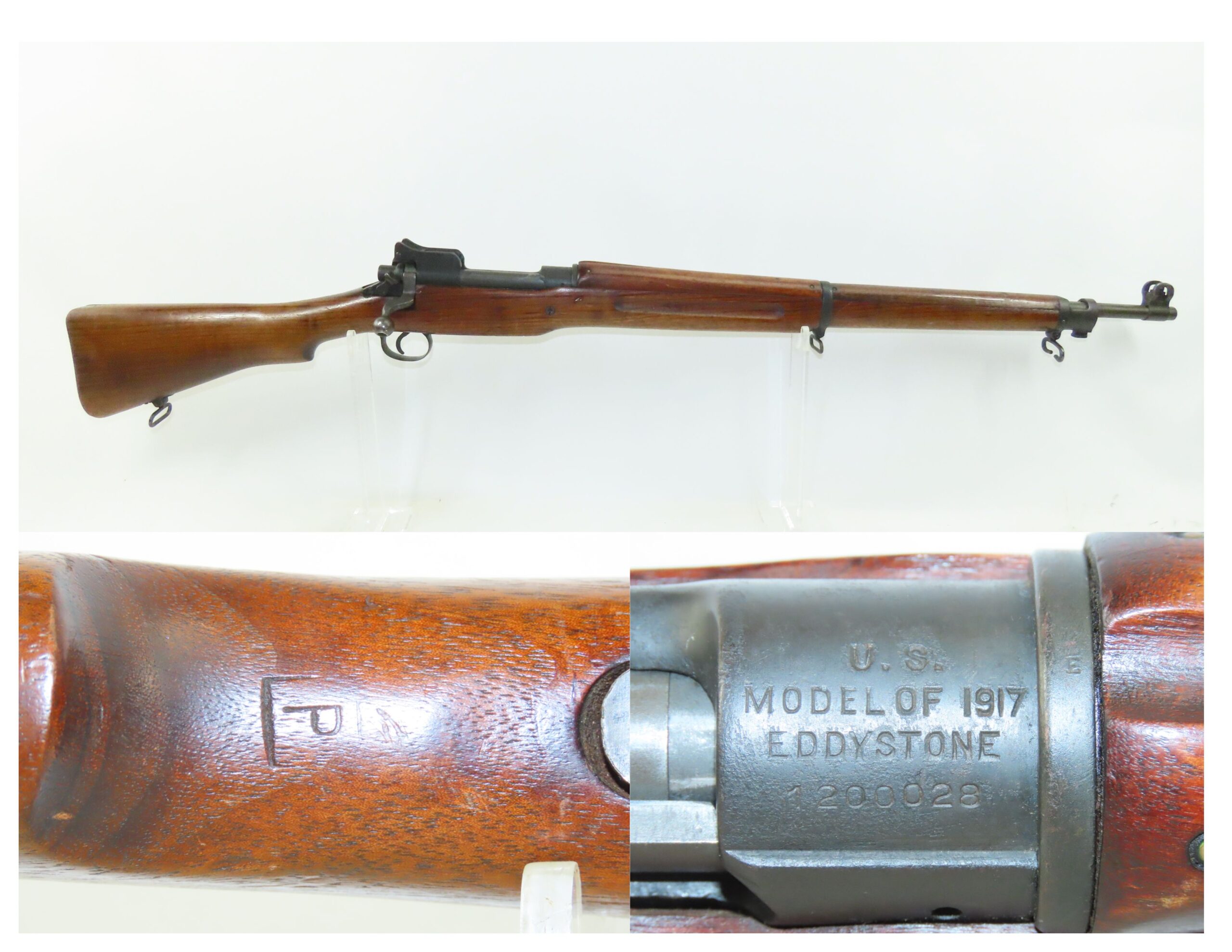 U.S. Eddystone Model 1917 Rifle 5.2 C&R Antique001 | Ancestry Guns