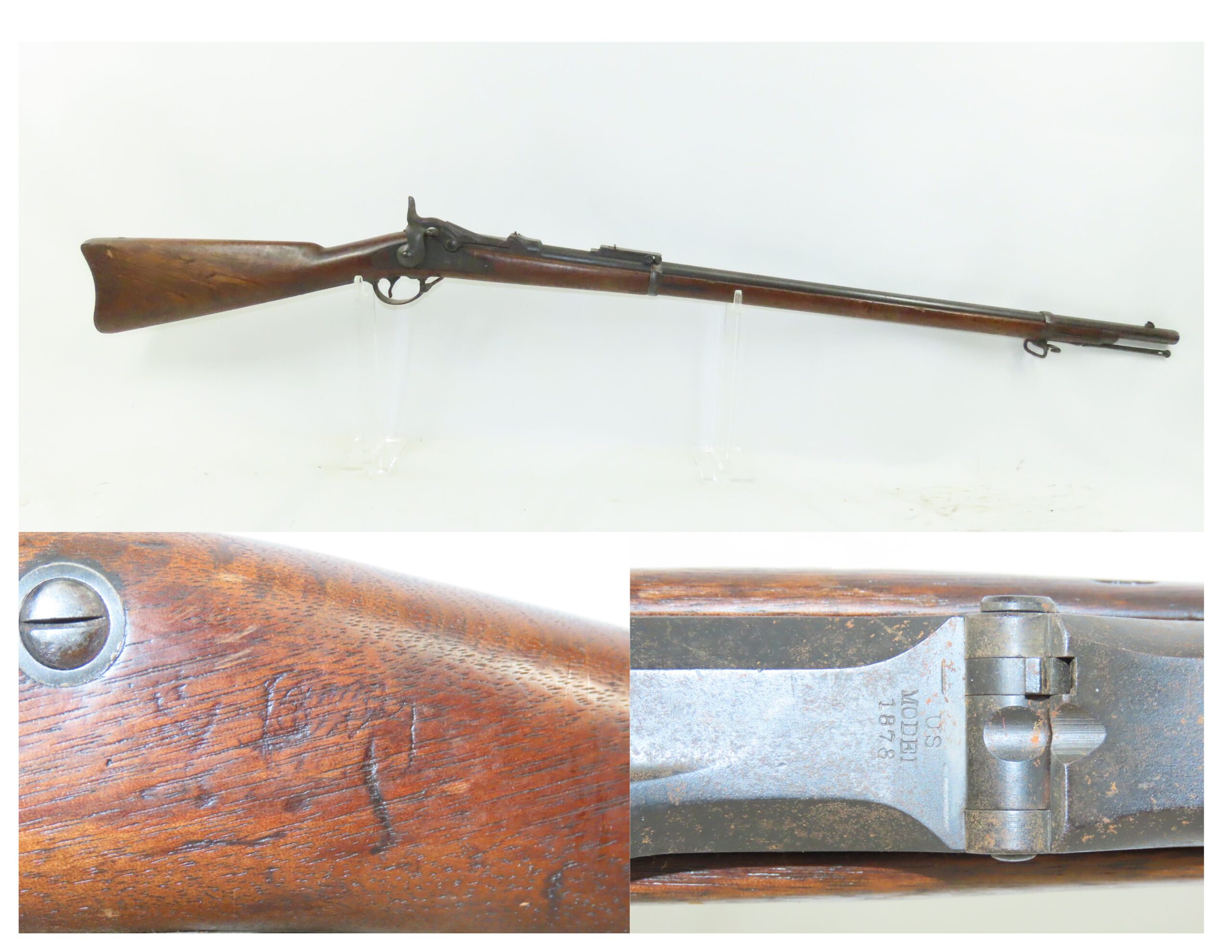 U.S. Model 1878 Trapdoor Springfield 5.2 C&R Antique001 | Ancestry Guns