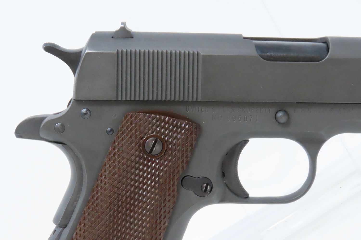 c1943 mfr. WWII US PROPERTY REMINGTON-RAND Model 1911A1 .45 ACP Pistol C&R WORLD WAR II Model ...