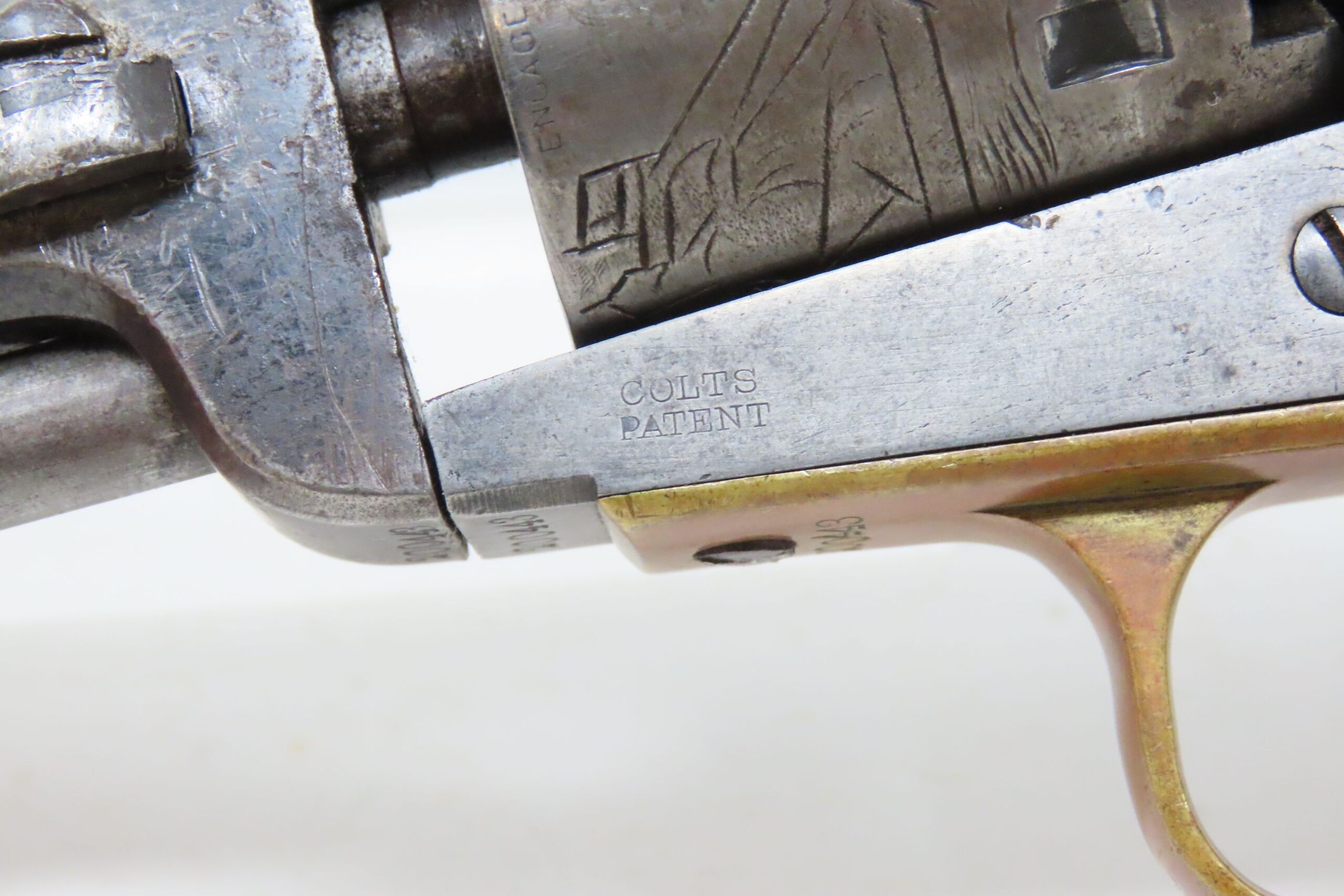 c1867 Antique COLT Model 1851 NAVY Revolver .36 Cal WILD WEST Primitive ...