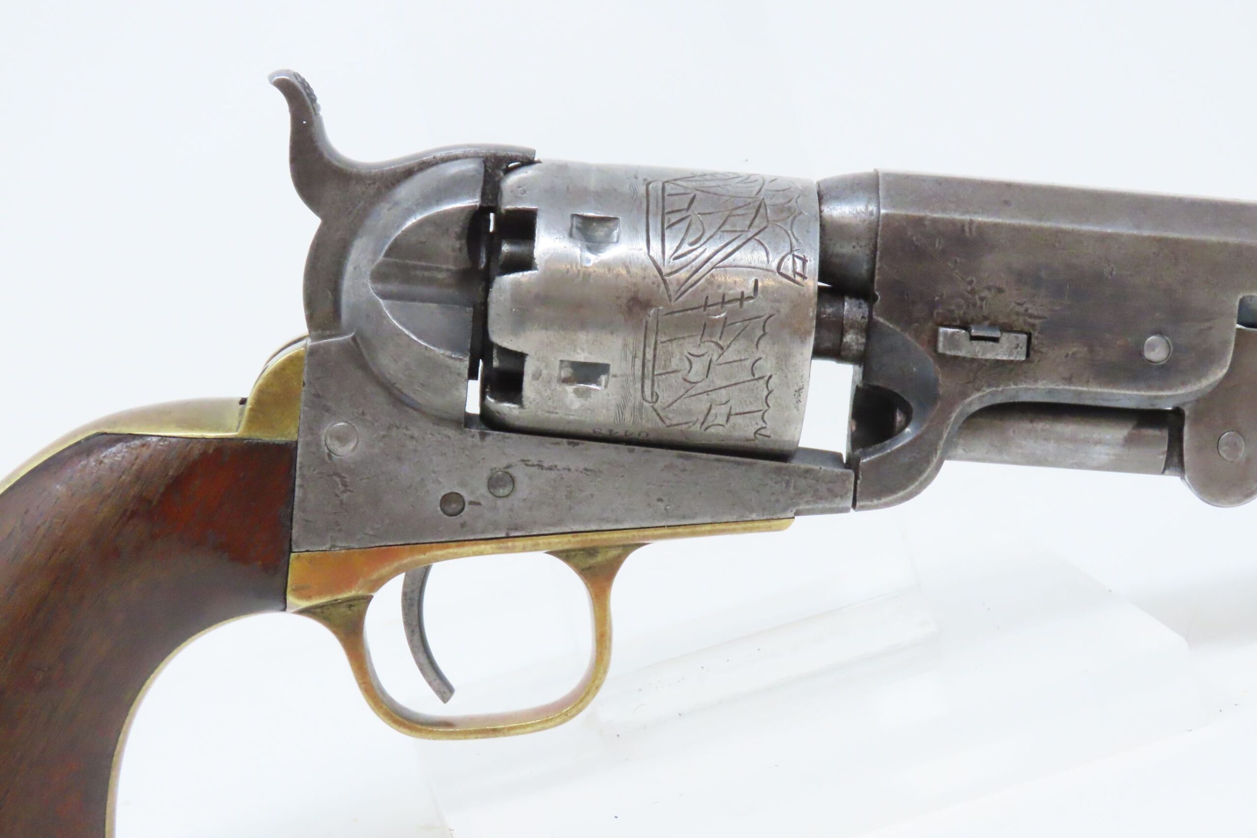 c1867 Antique COLT Model 1851 NAVY Revolver .36 Cal WILD WEST Primitive ...
