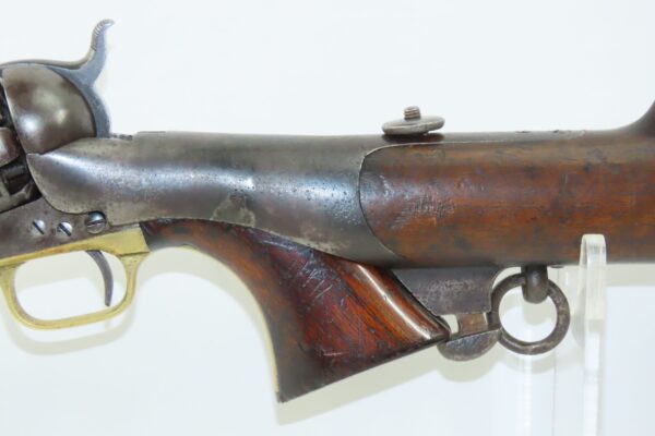 Antique CIVIL WAR 3rd Model COLT DRAGOON .44 Perc. Revolver SHOULDER ...
