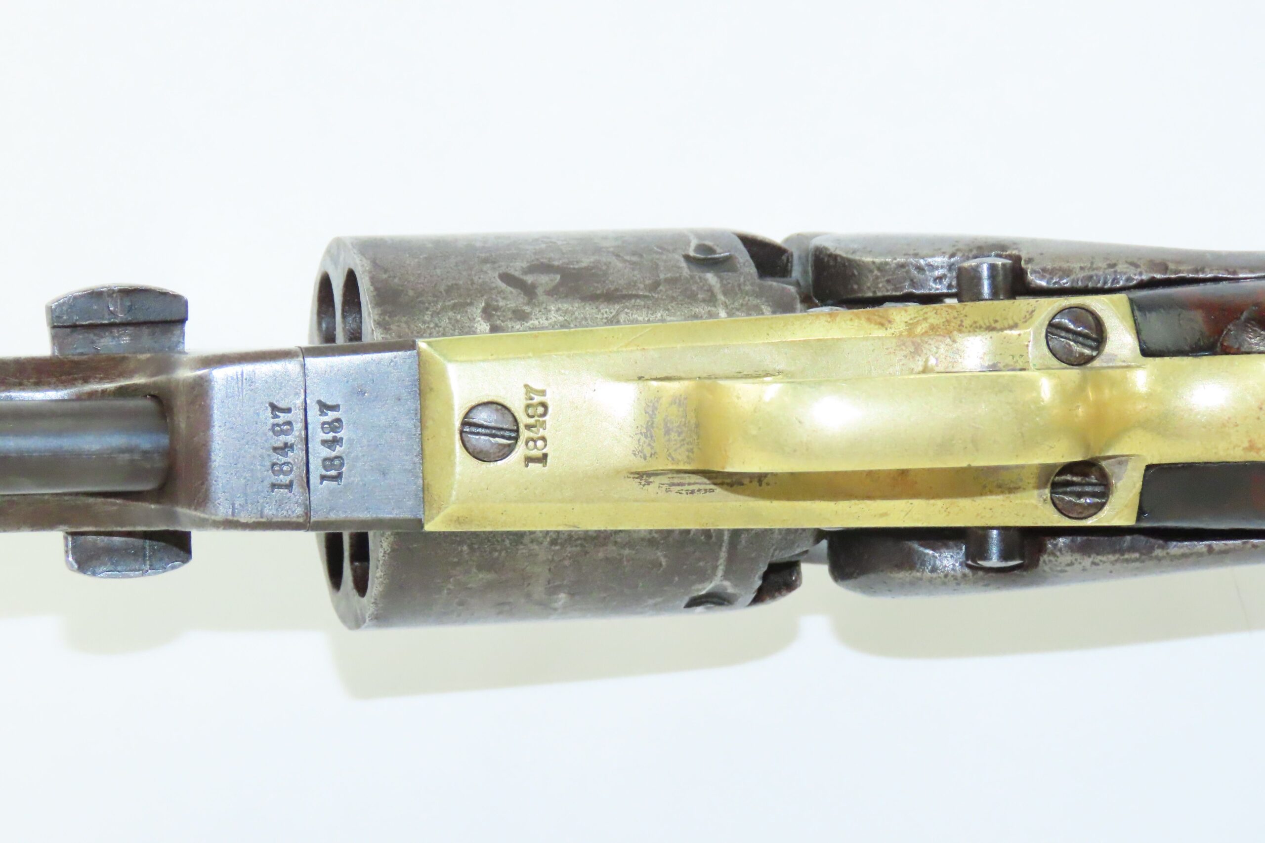 Antique CIVIL WAR 3rd Model COLT DRAGOON .44 Perc. Revolver SHOULDER ...