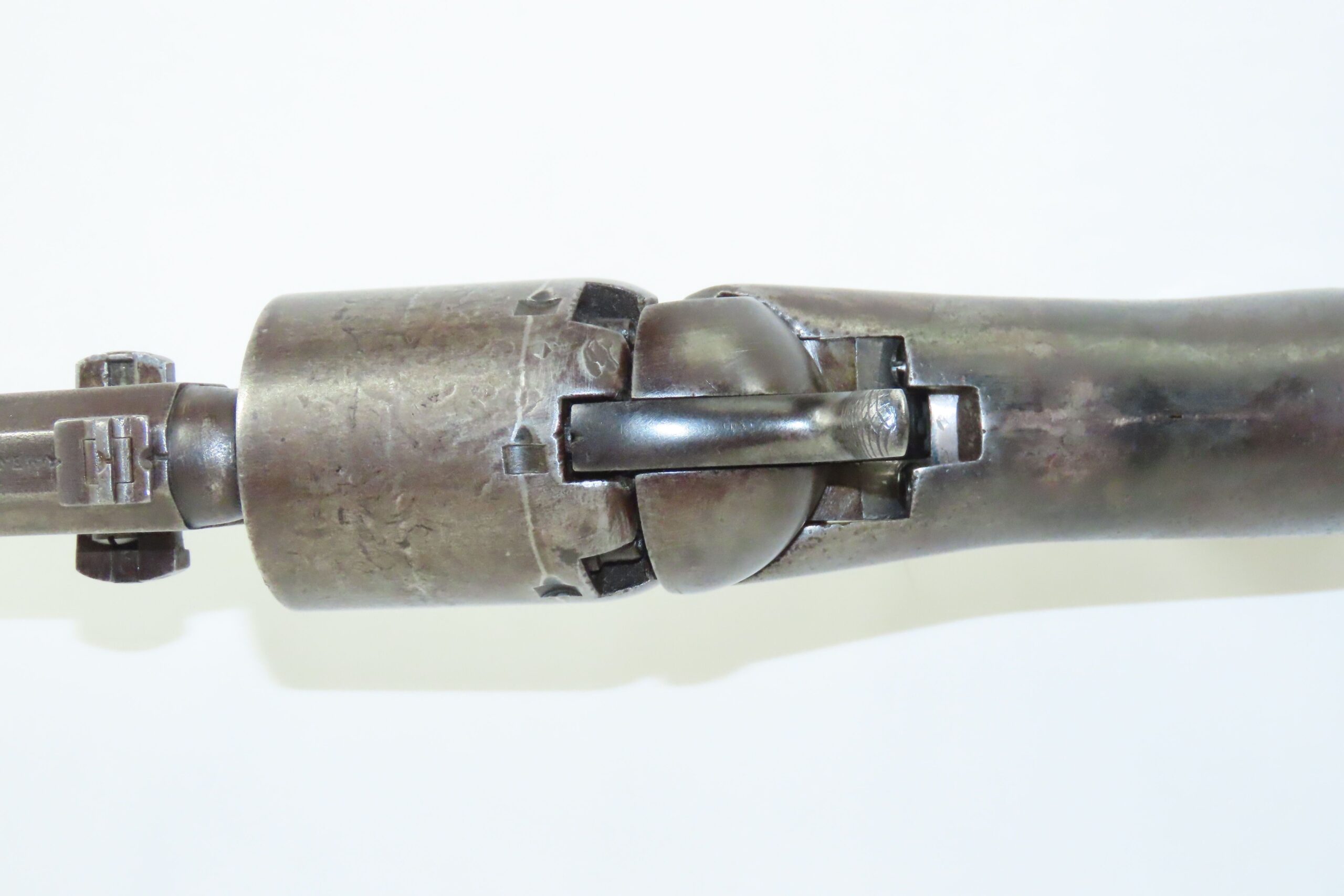 Antique CIVIL WAR 3rd Model COLT DRAGOON .44 Perc. Revolver SHOULDER ...