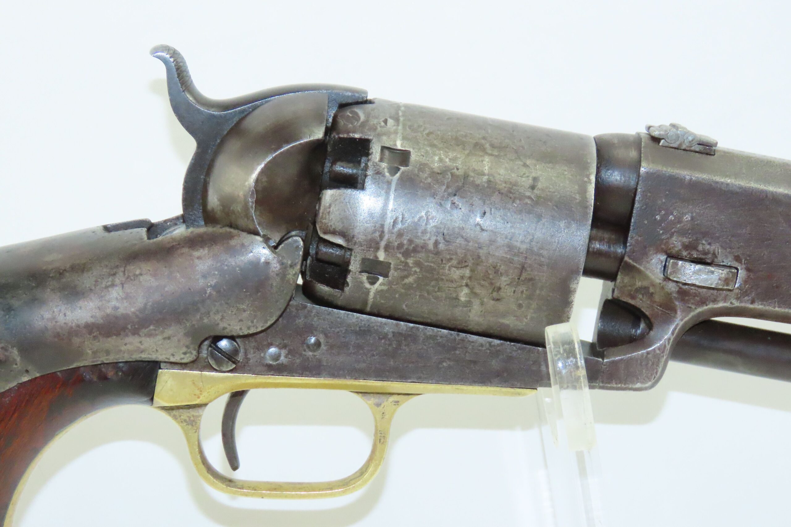 Antique CIVIL WAR 3rd Model COLT DRAGOON .44 Perc. Revolver SHOULDER ...