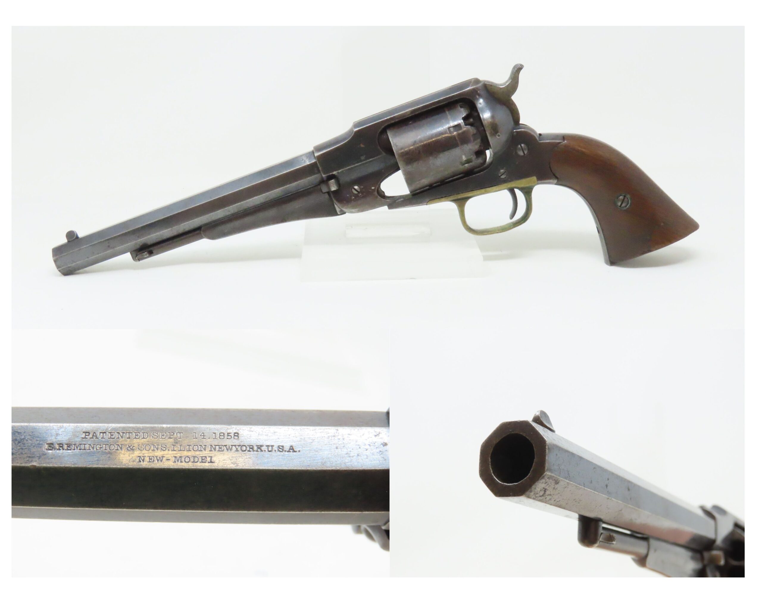 Antique U.S. REMINGTON “New Model” ARMY .44 Percussion CIVIL WAR ...