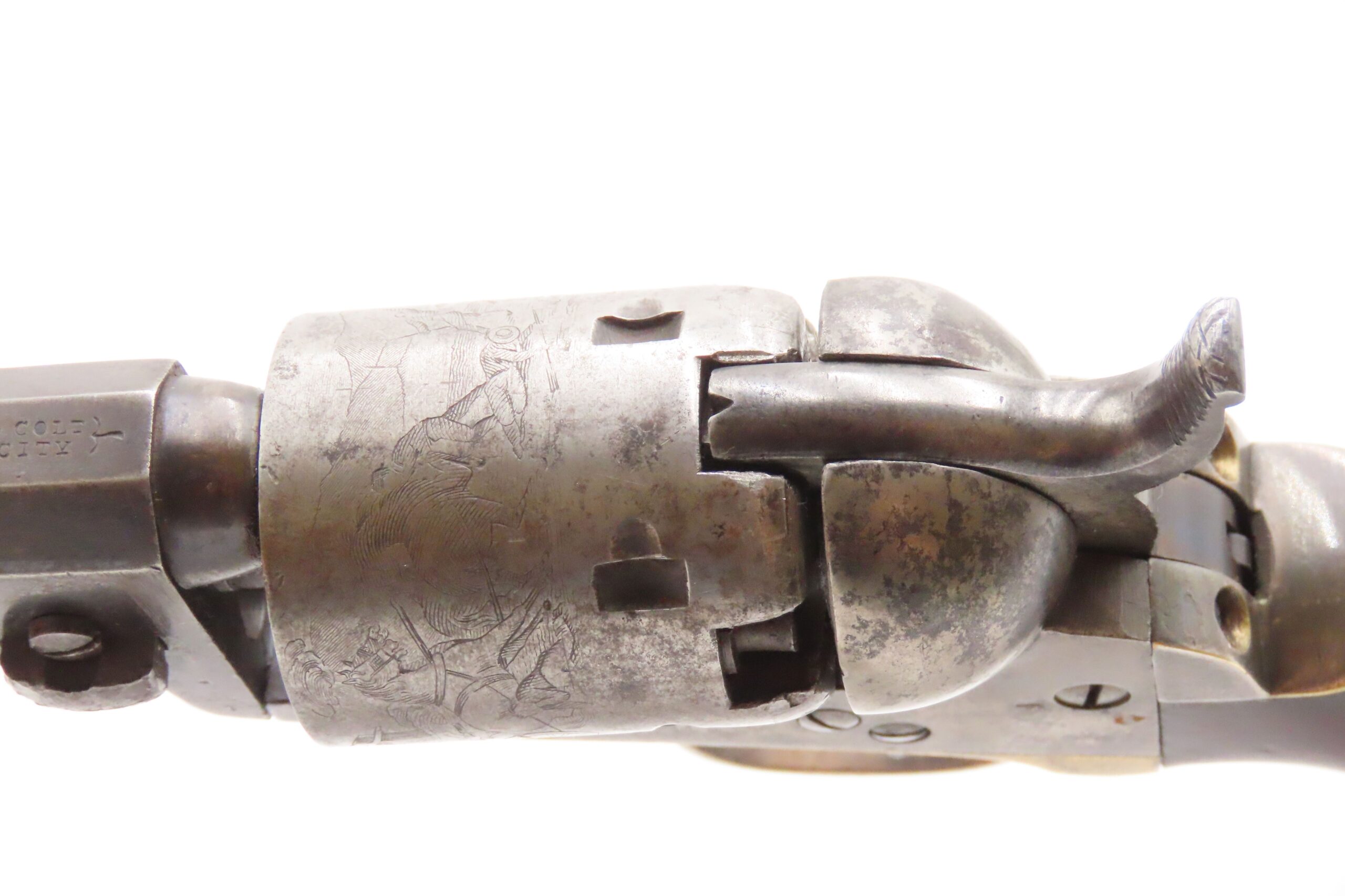 ANTEBELLUM Antique Pre-CIVIL WAR COLT M1849 Perc. POCKET Revolver ...