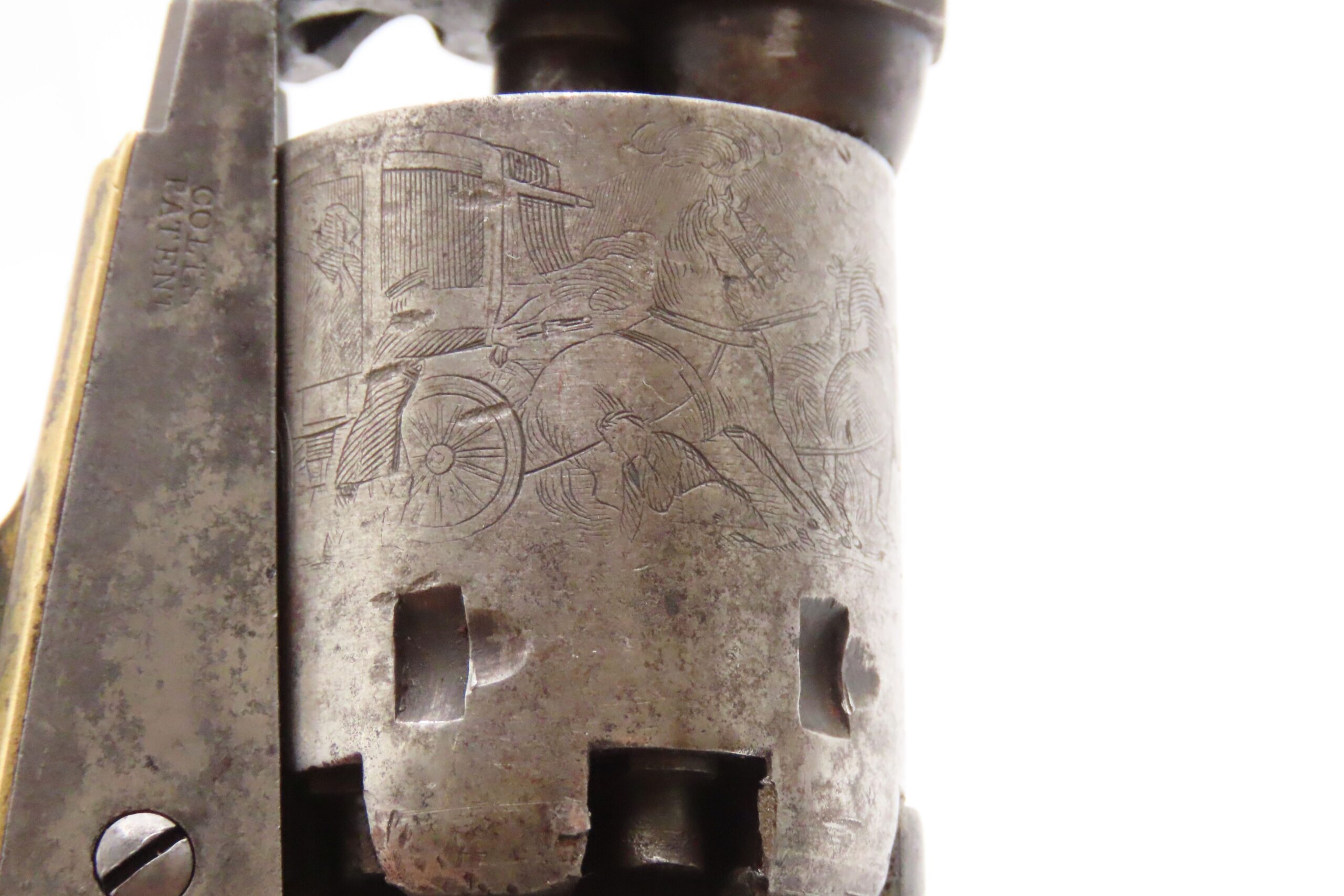 ANTEBELLUM Antique Pre-CIVIL WAR COLT M1849 Perc. POCKET Revolver ...