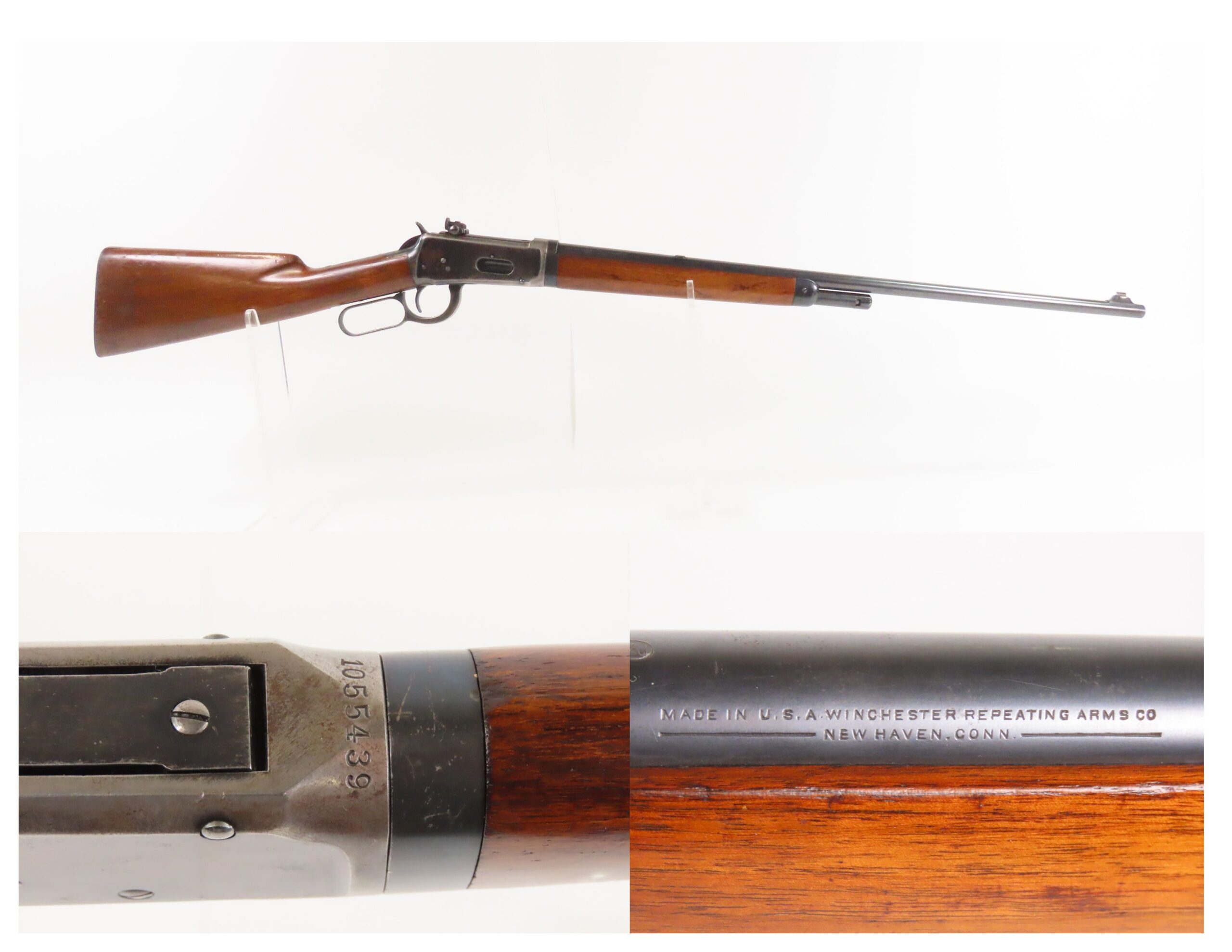 1929 mfr. WINCHESTER M55 Lever Action TAKEDOWN .30-30 LYMAN PEEP SIGHT ...