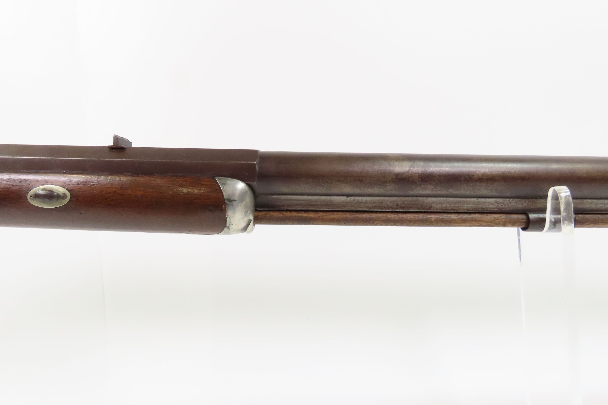 c1860 J. HARDING of LOWELL, MASSACHUSETTS Half Stock LONG RIFLE .44 ...