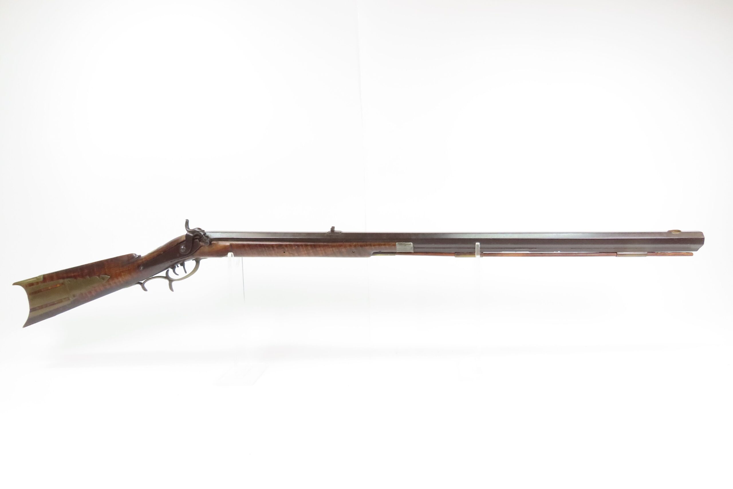 Mid-1800s Antique WM. JOHNSON Half Stock Percussion HOMESTEAD/HUNTING ...