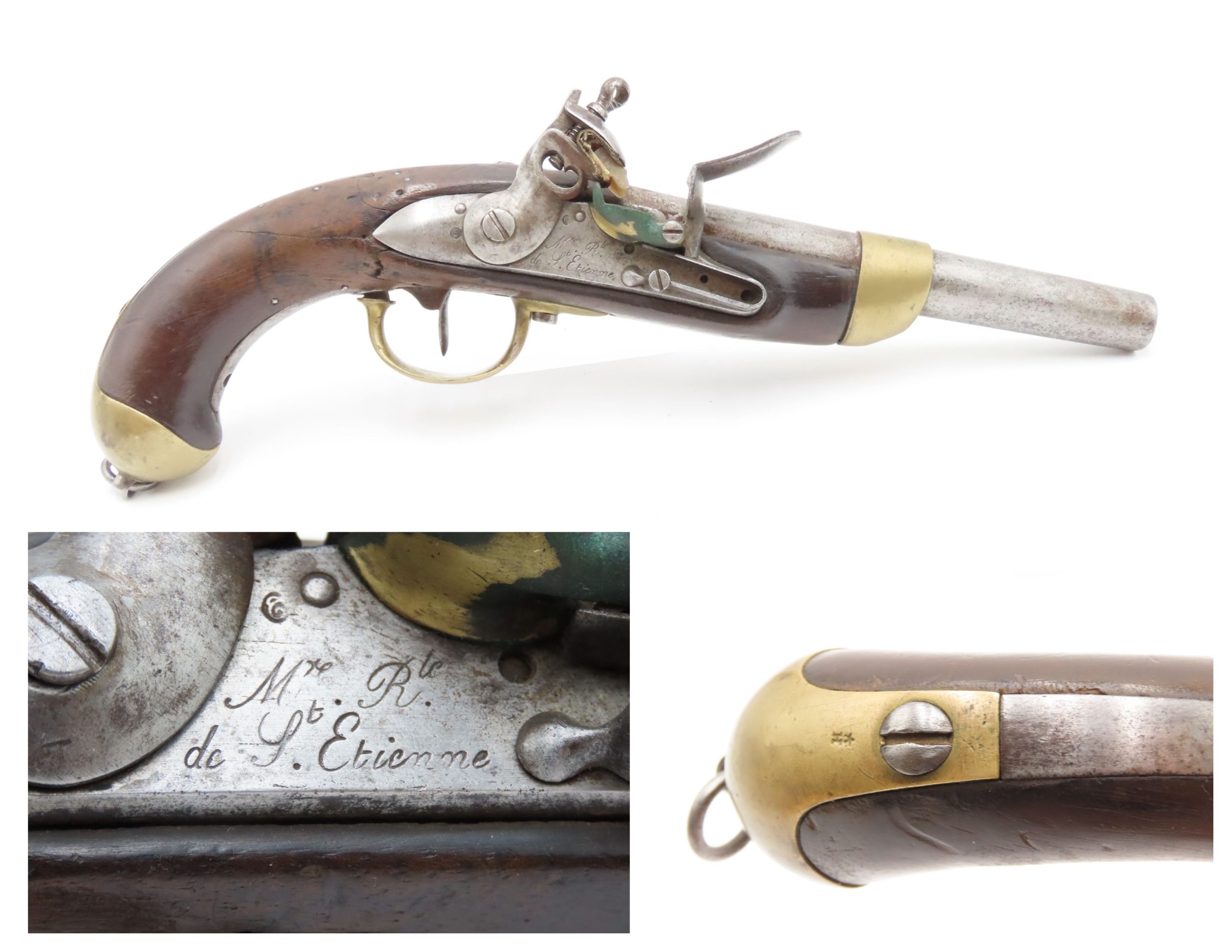 Antique ST. ETIENNE M1822 T-Bis Flintlock FRENCH Military CAVALRY ...
