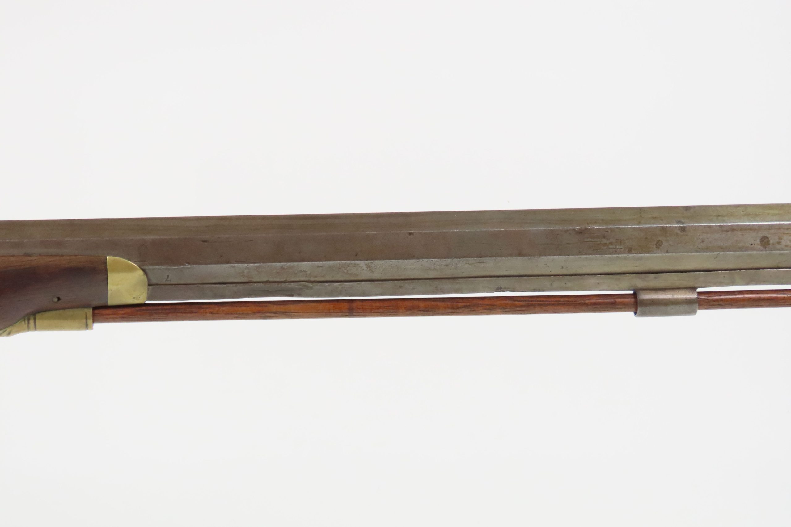 1860s mfg. Lock Haven, PA. Antique J. HARDER Half Stock Percussion ...