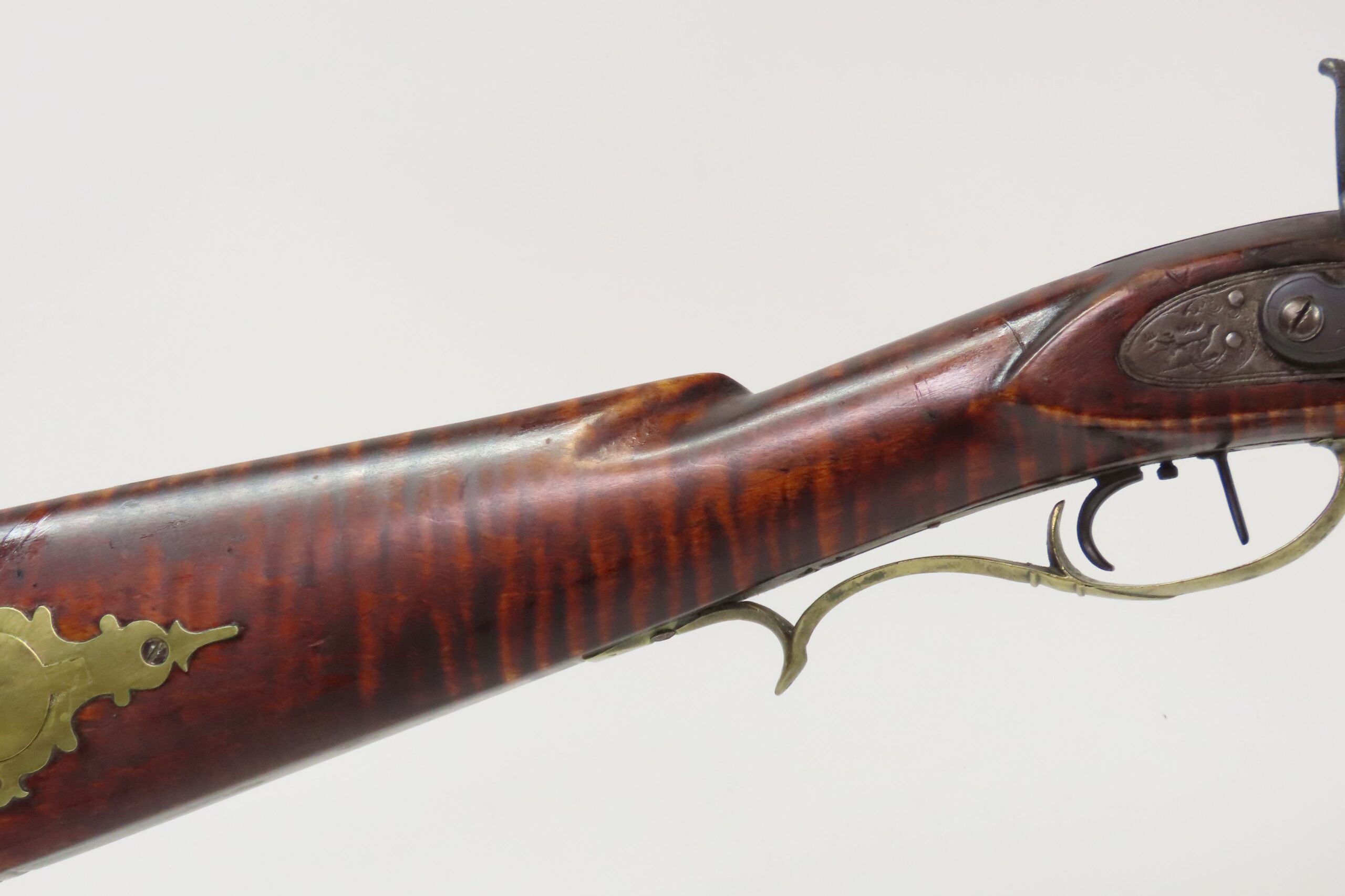 Mid-1800s Antique W.J. LOADER Half Stock Percussion HOMESTEAD/HUNTING ...