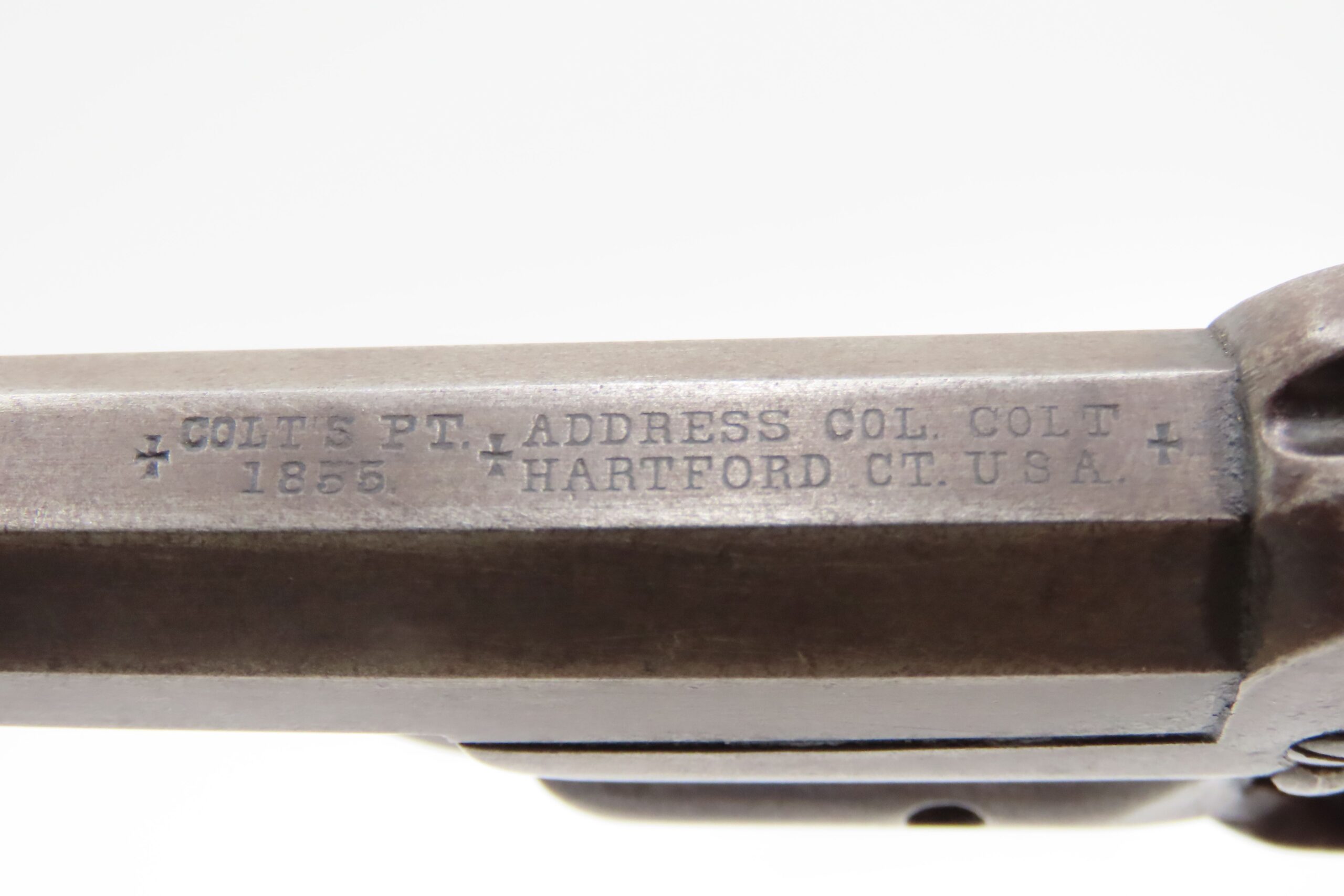 CASED Antique CIVIL WAR Era COLT M1855 ROOT Side-Hammer PERCUSSION ...