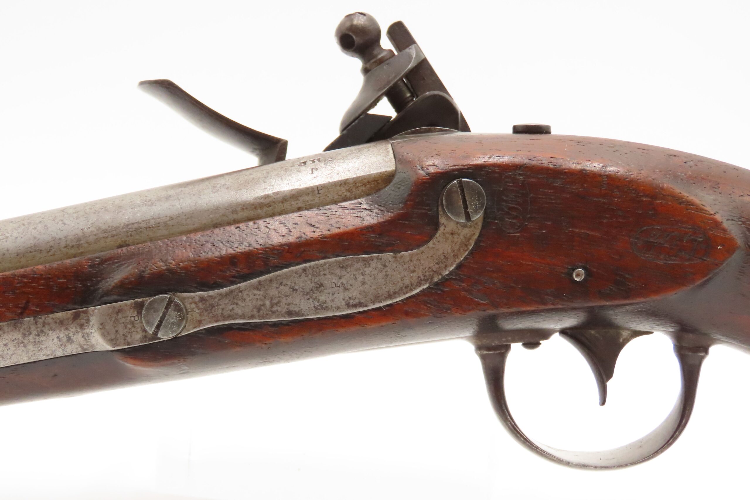 Antique ASA WATERS U.S. M1836 .54 Smoothbore FLINTLOCK Pistol w ...
