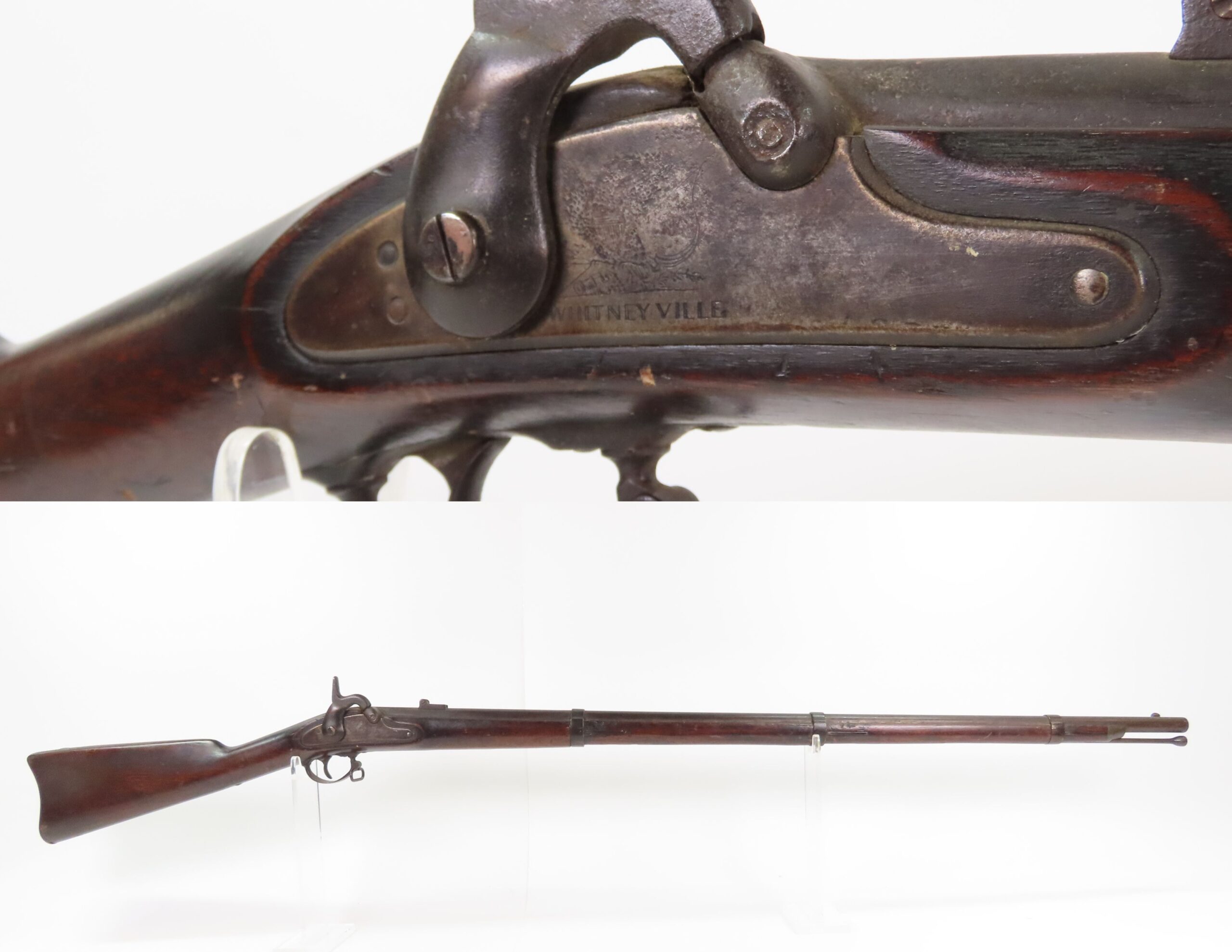 CONNECTICUT Contract 1862 Antique CIVIL WAR M1861 WHITNEY .58 Rifle ...