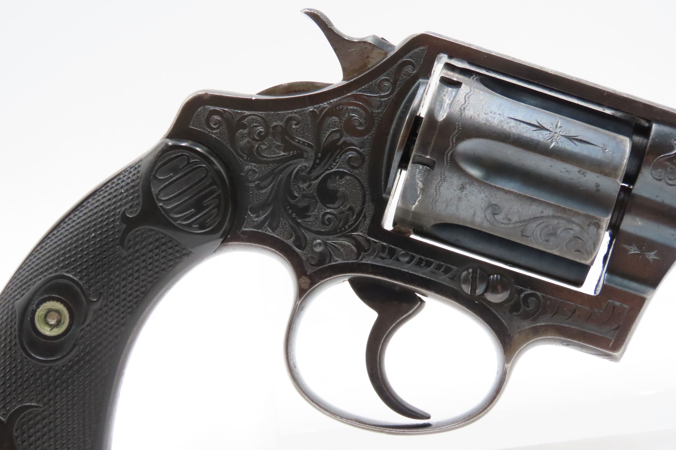 Factory Engraved COLT POLICE POSITIVE .38 Special SELF DEFENSE Revolver ...