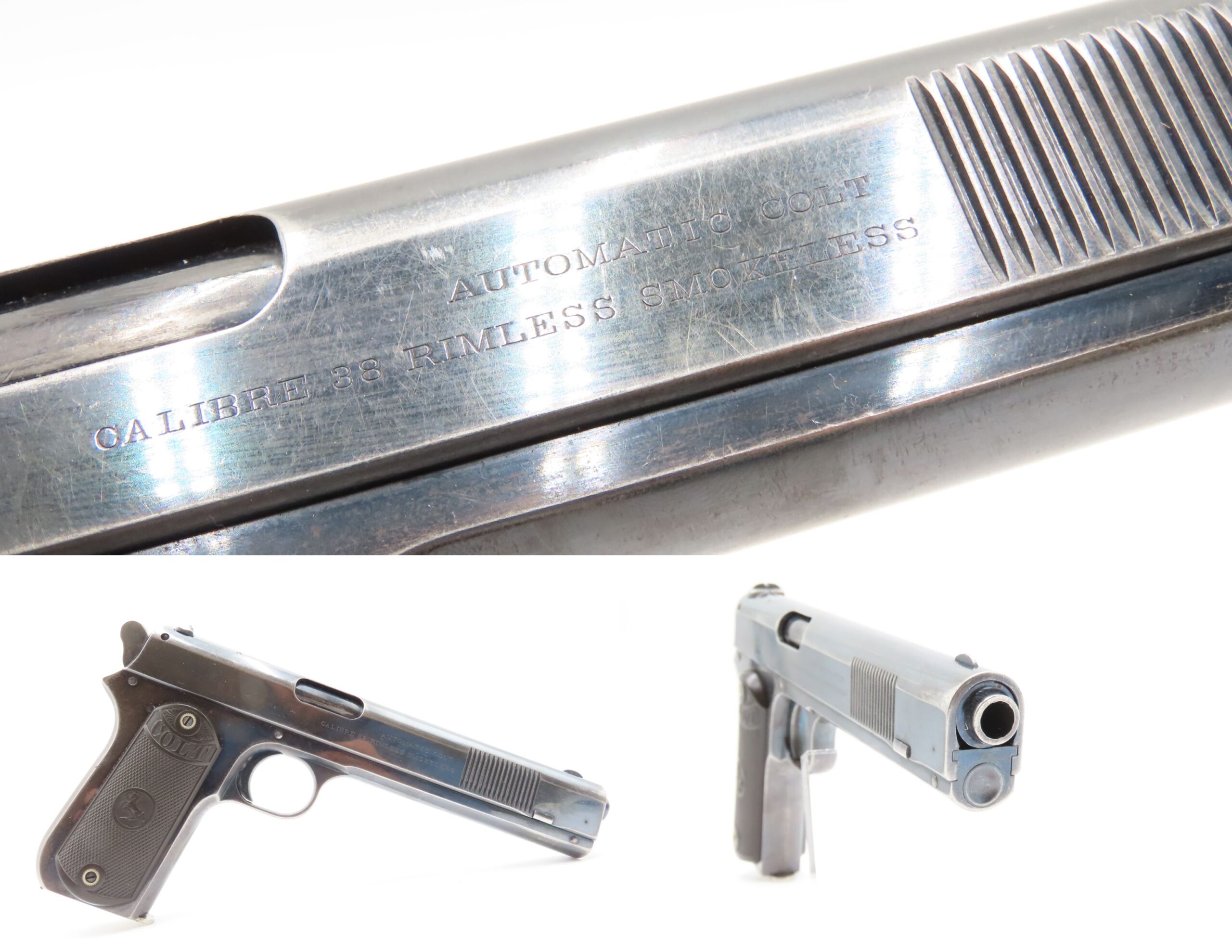 Scarce 1903 Mfr. COLT M1902 Semi-Automatic .38 ACP “SPORTING” Pistol C ...