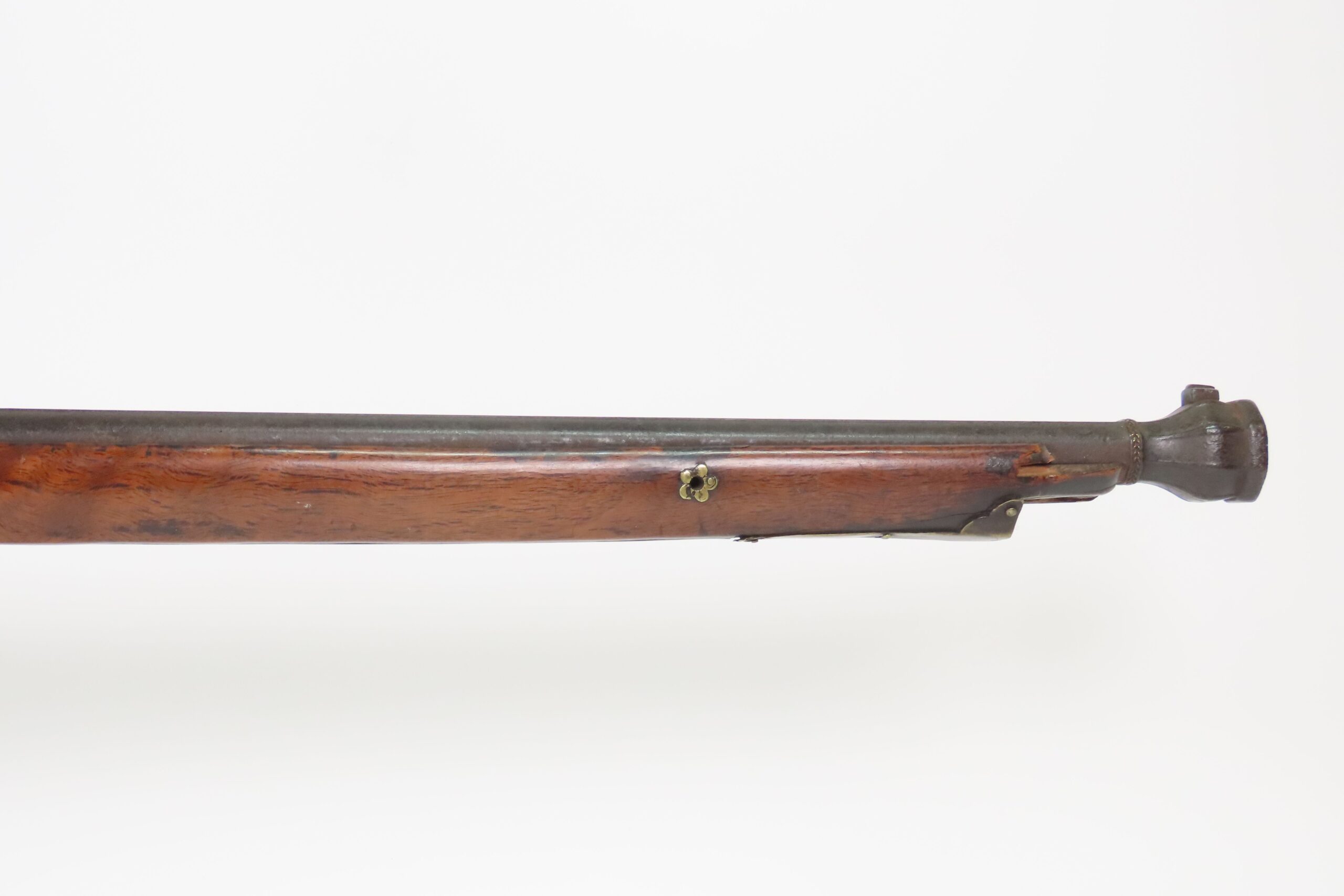 ENGRAVED & INLAID Antique JAPANESE MATCHLOCK “Tanegashima” ARQUEBUS ...
