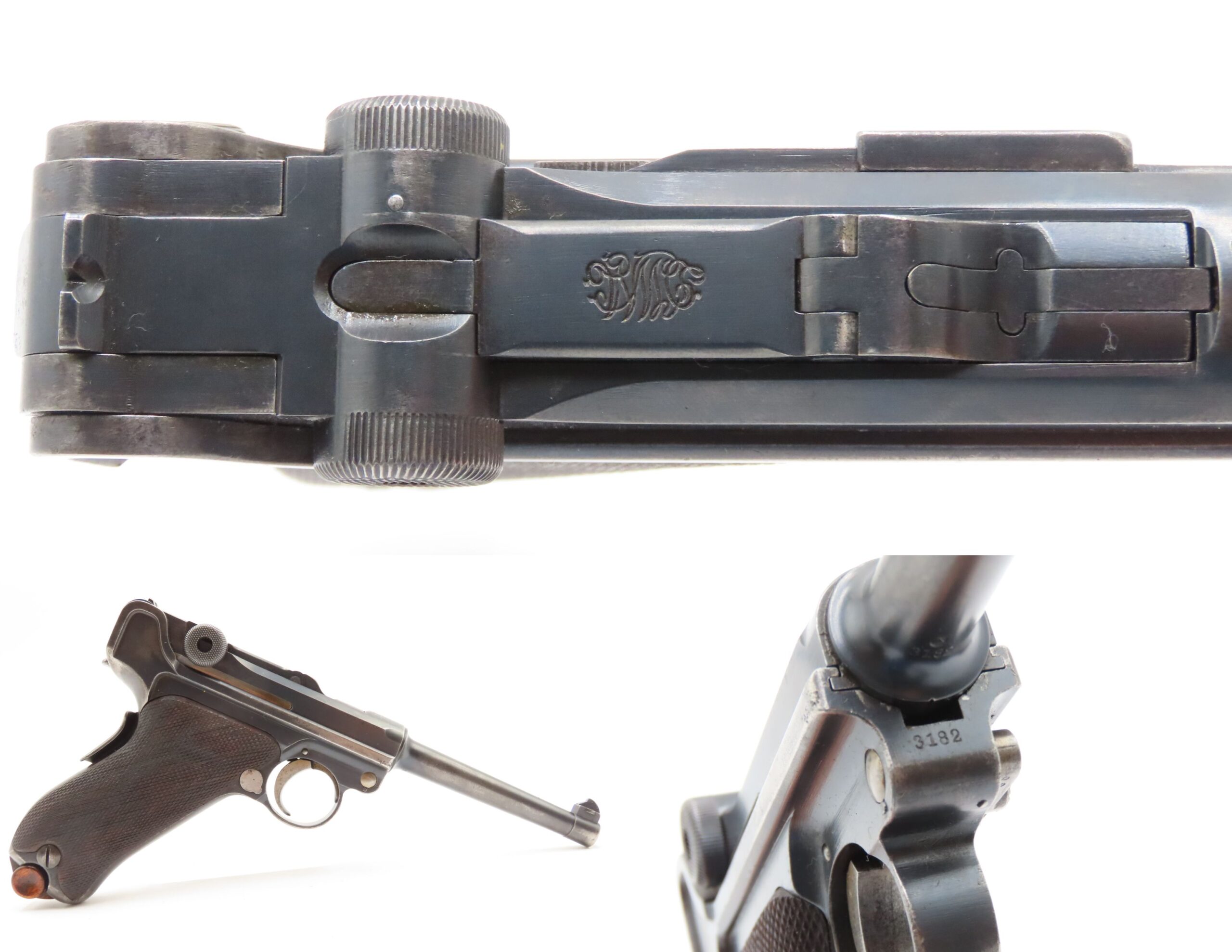 Scarce DWM M1906 ROYAL PORTUGUESE Contract Semi-Auto “M2” LUGER Pistol ...