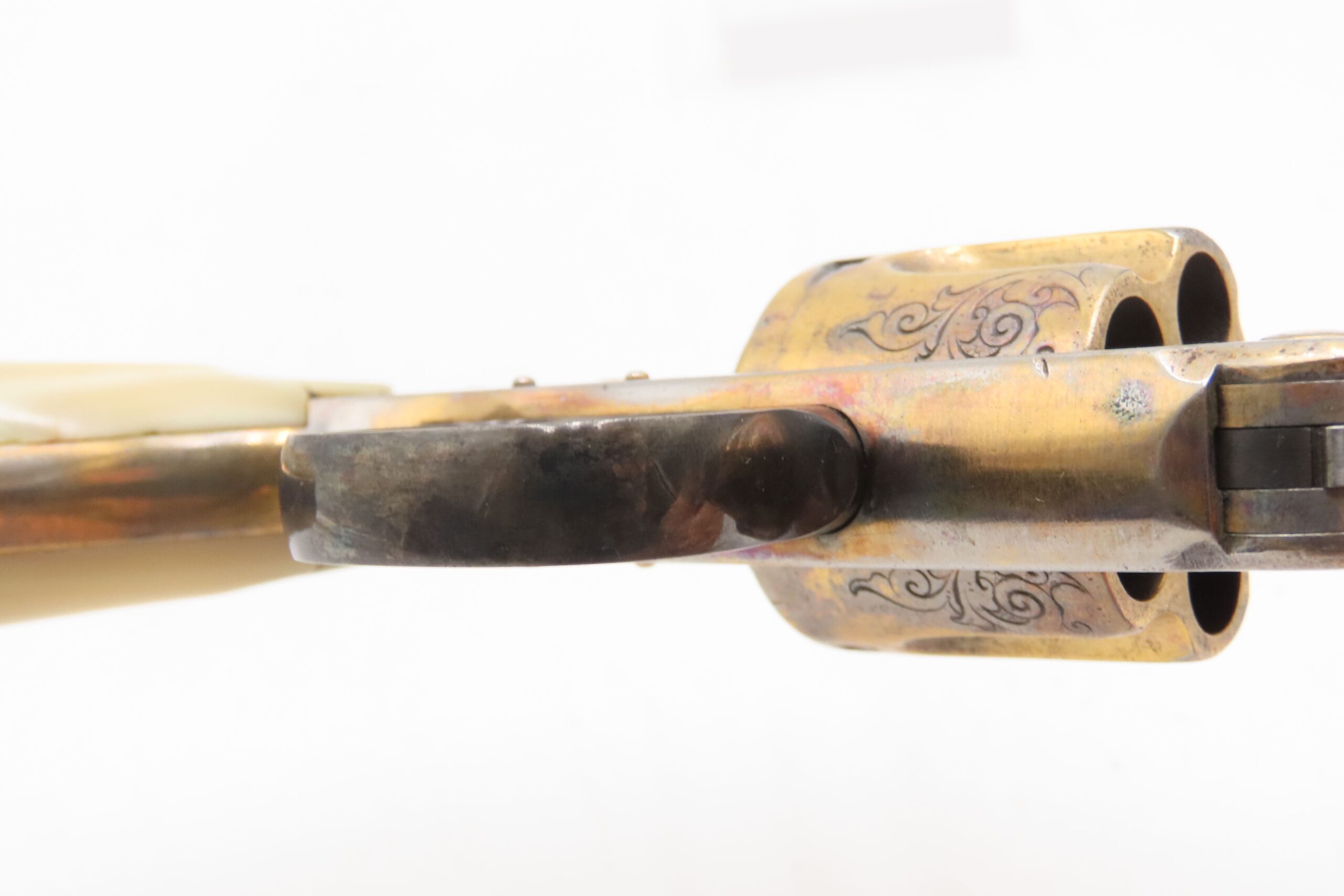 LETTERED/ENGRAVED Antique SMITH & WESSON Model of 1891 Revolver PEARL ...