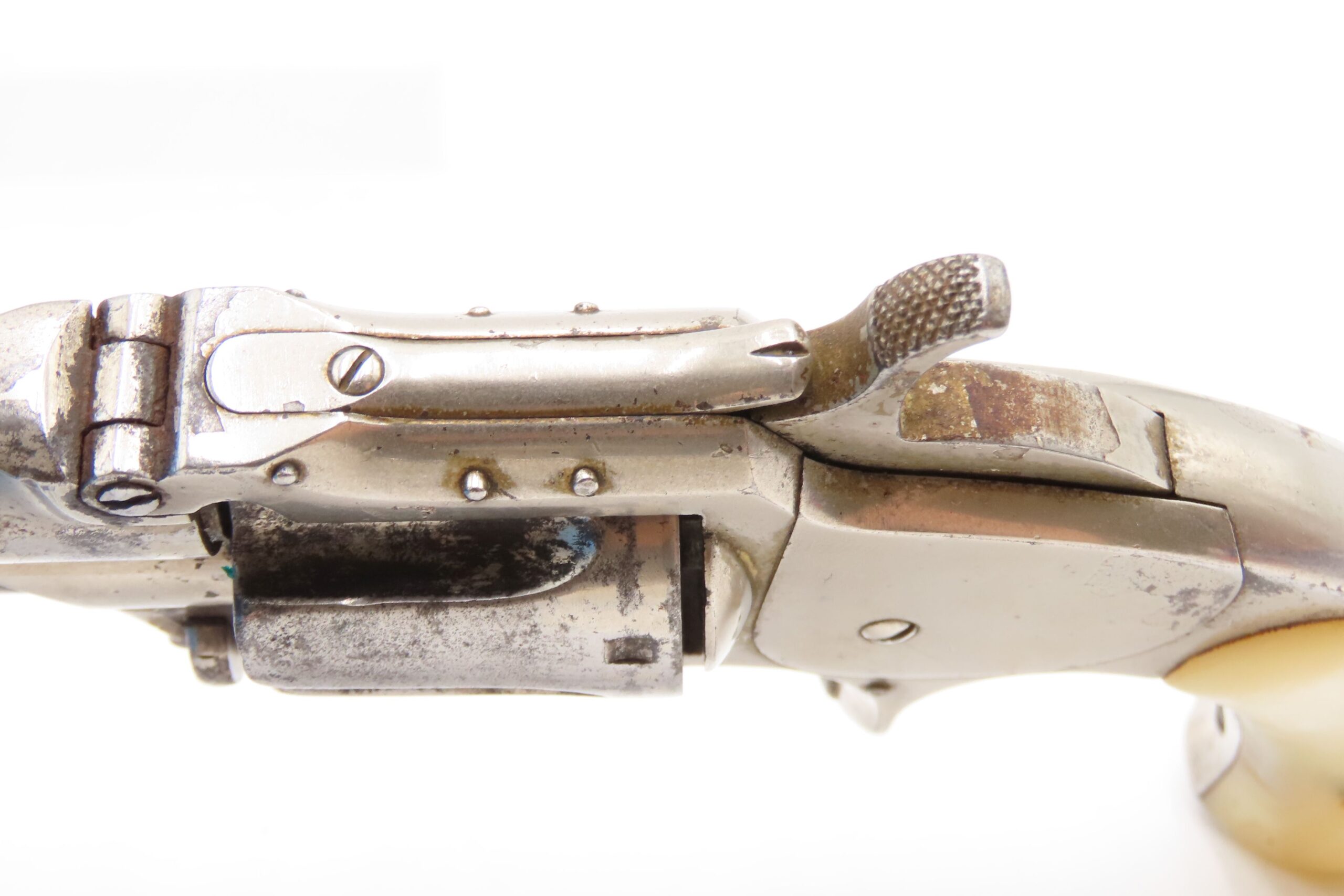 WILD WEST Antique SMITH & WESSON Number 1-1/2 .32 RF Revolver PEARL ...
